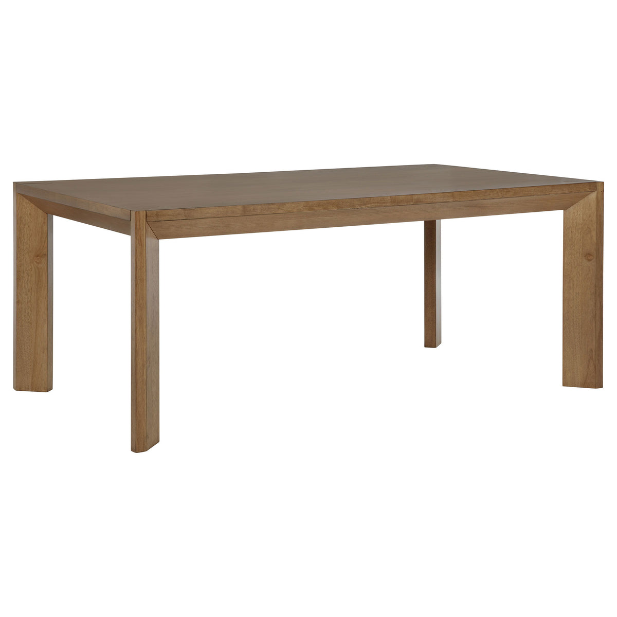 Bruner - Rectangular Wood Dining Table - Natural Brown — NashCo Furniture