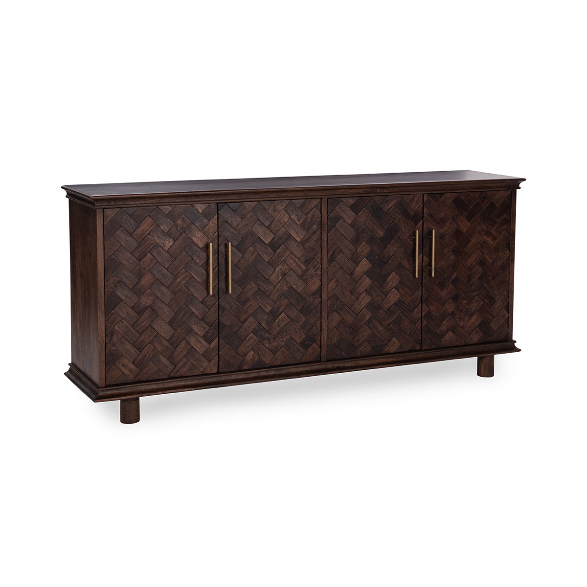 Shira - 4 Door Buffet - Kona Brown — NashCo Furniture