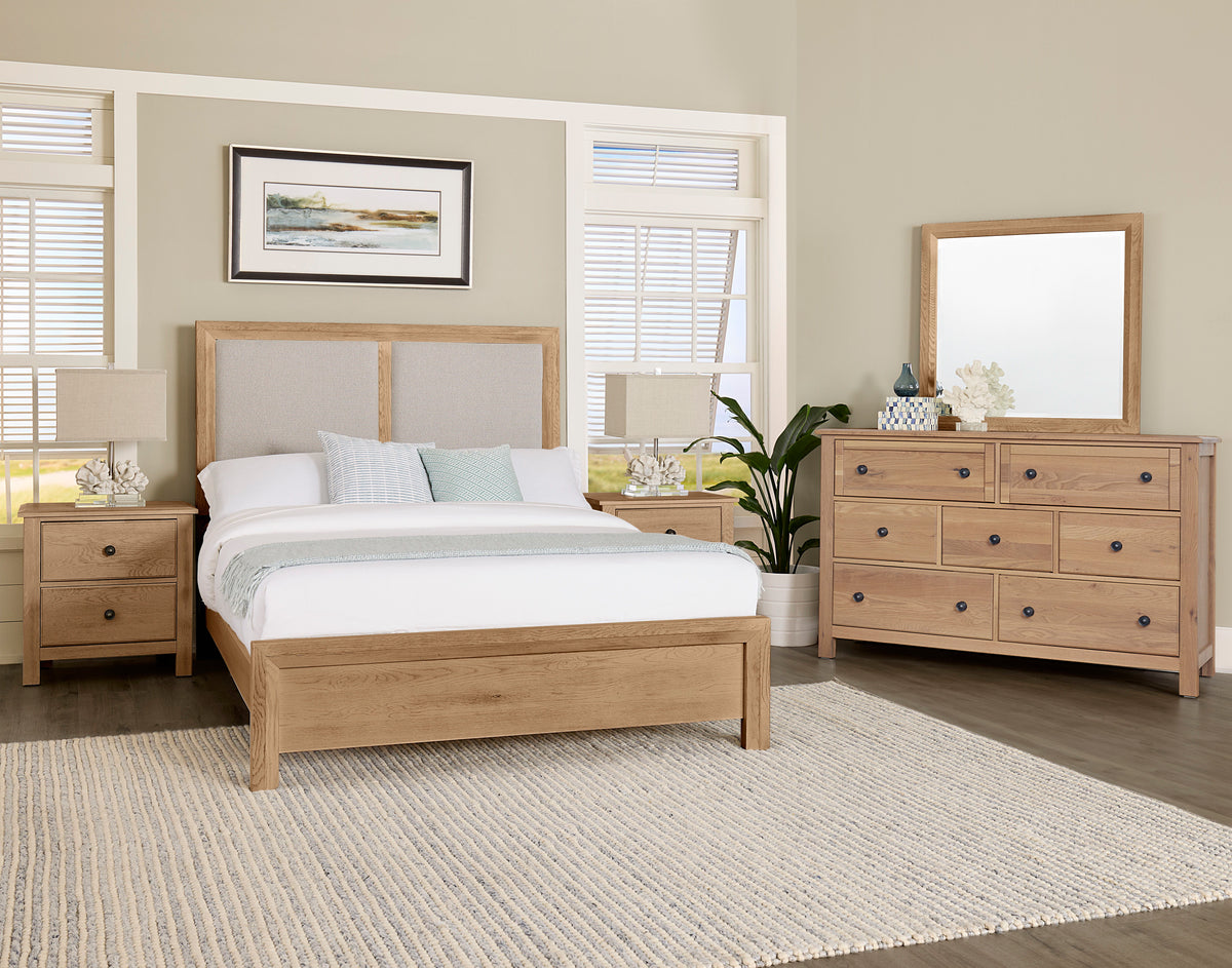Custom Express - Upholstered Bed - Pebble Grey — NashCo Furniture