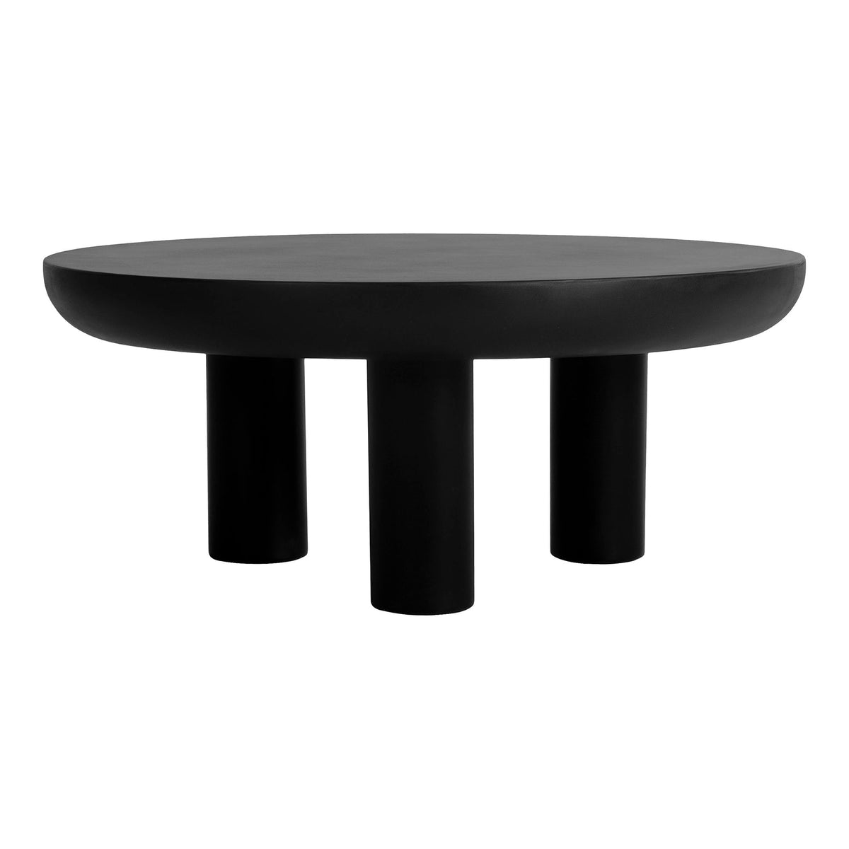 Rocca - Cement Coffee Table - Black — NashCo Furniture