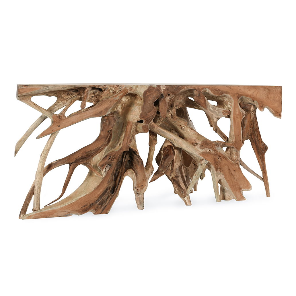 Cypress - Root Console Table 71" - Natural — NashCo Furniture